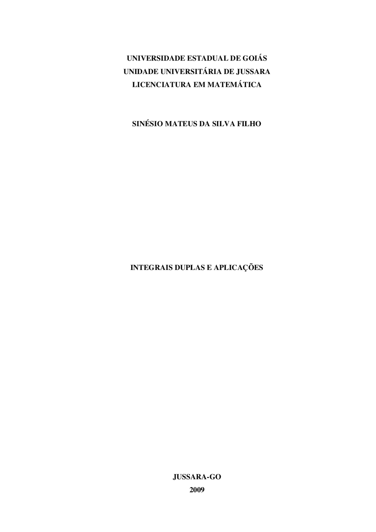 Integrais Duplas E Aplicações Calculo 3 Integral Docsity