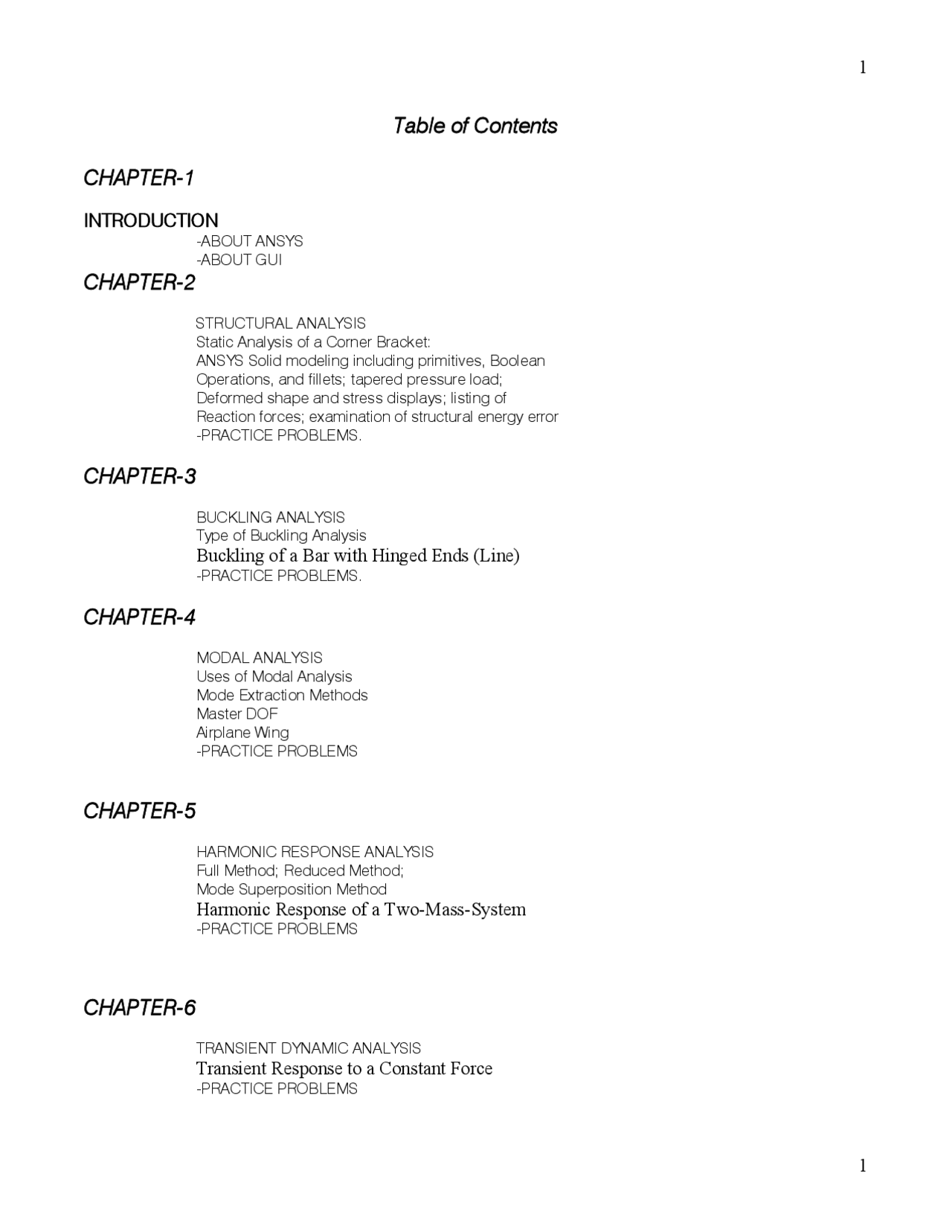 Ansys Tutorials Ansys Manual Idtr Ansys Tutorials Docsity