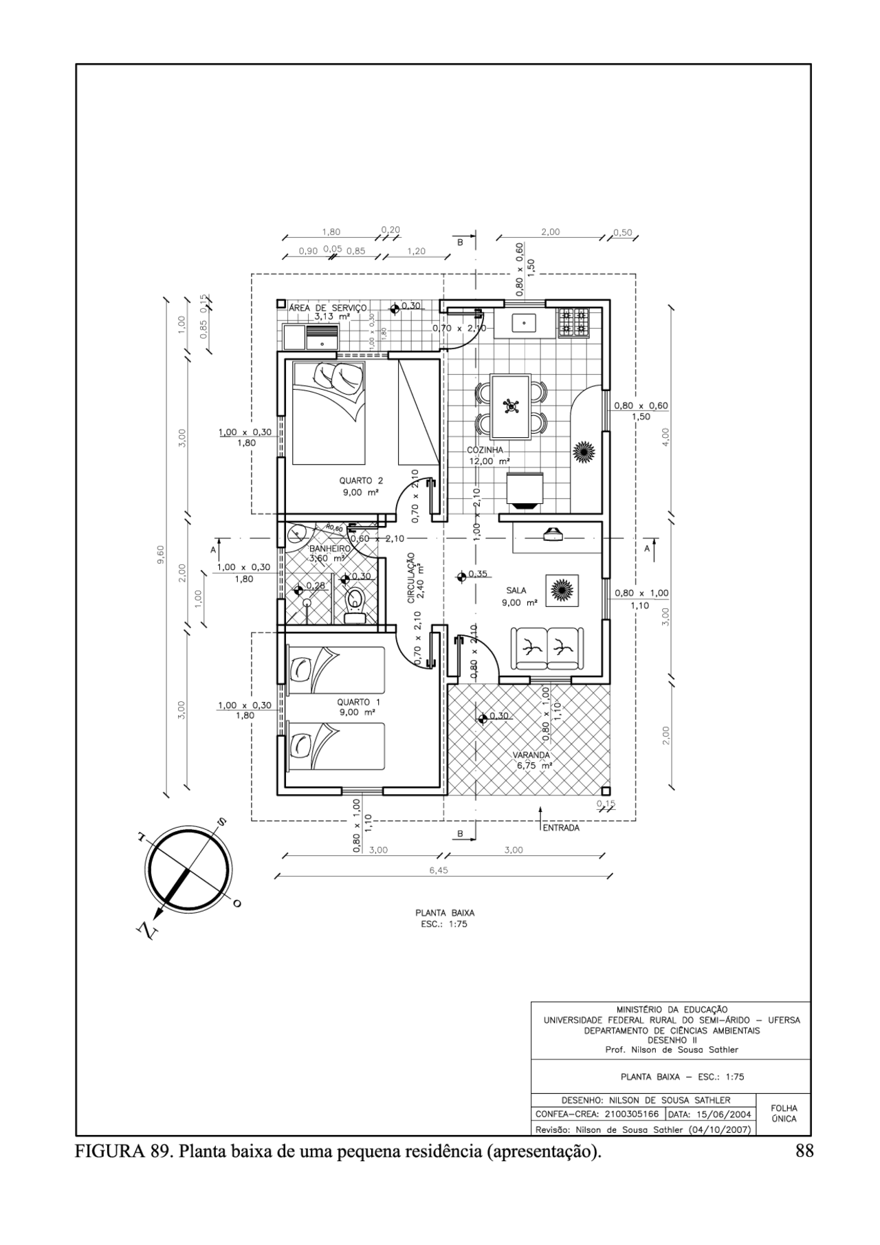 01-desenho arquitetônico 2d - 1 - a1-04 - figura-89 - Apostila de Auto ...