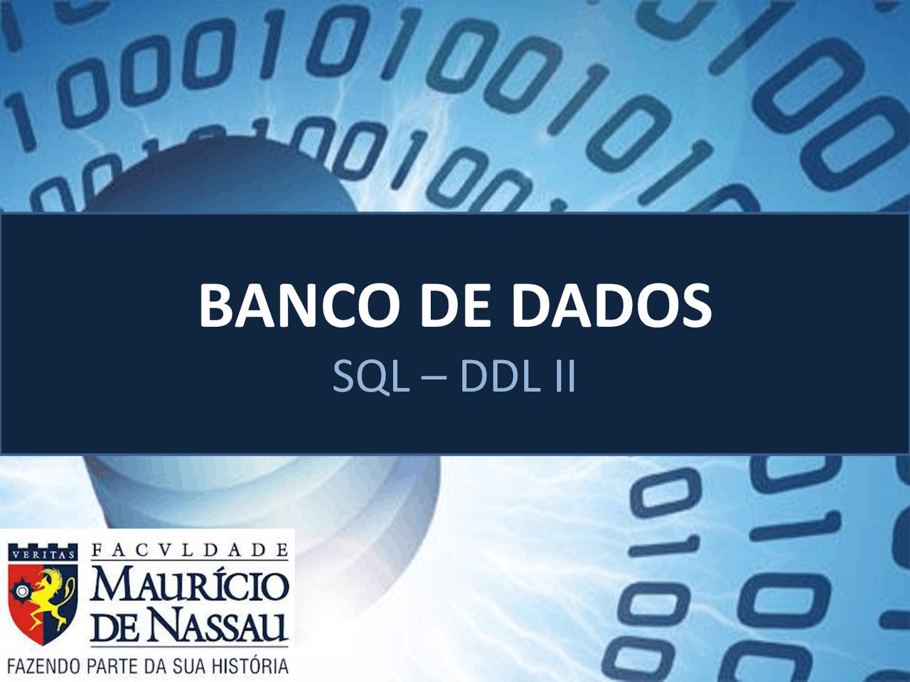 SQL - DDL II - Prof:. Roberta Guedes. Tipos de Tabelas - Docsity