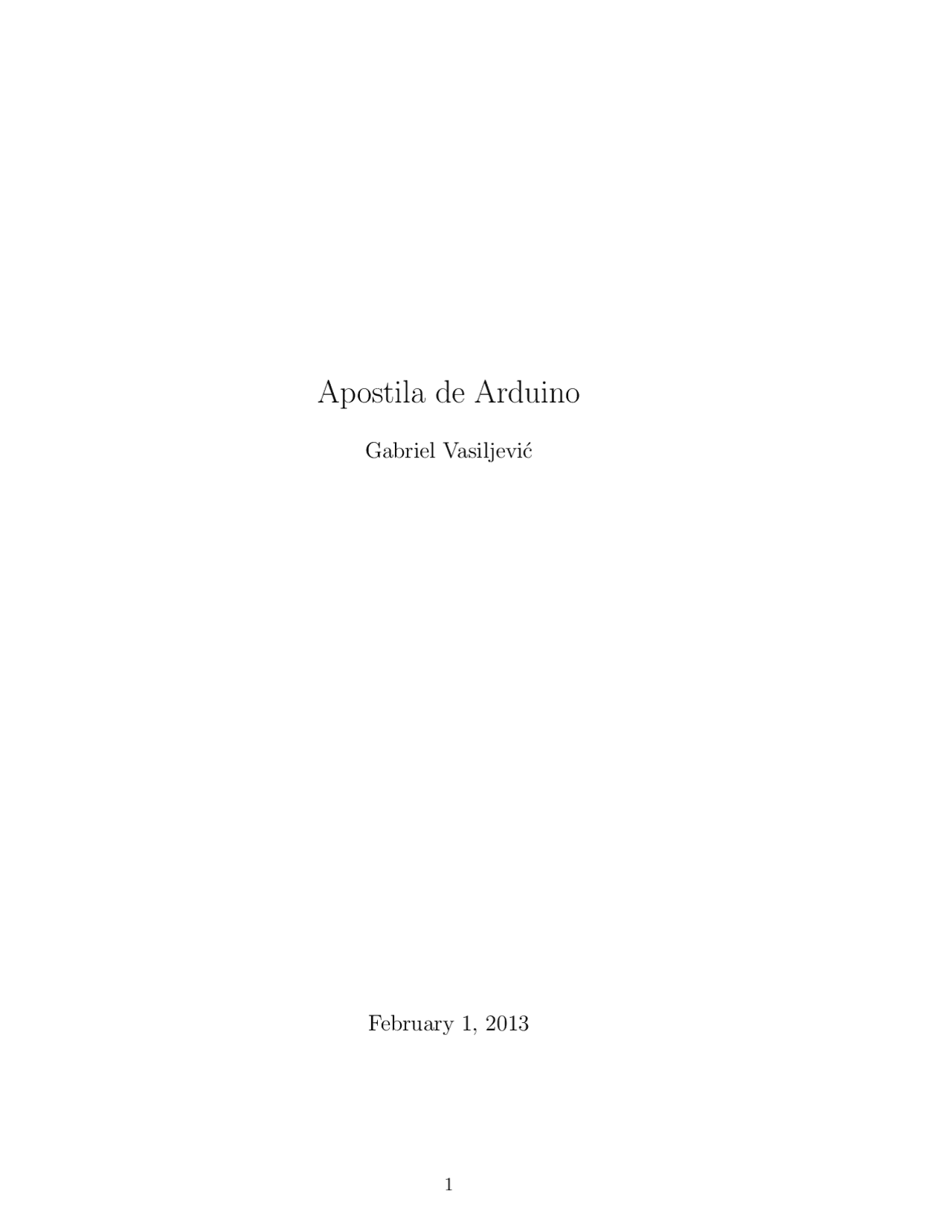 Apostila Básica De Arduino Apostila Básica De Arduino Docsity