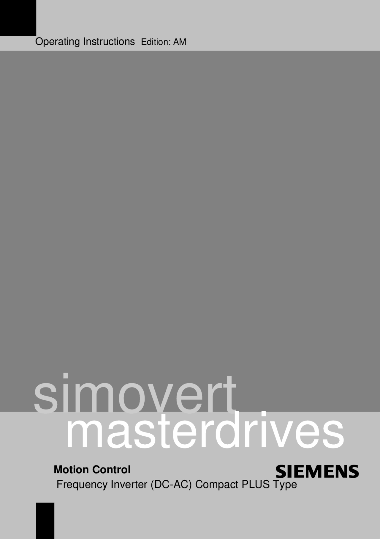 DRV-MasterDrives-Compact-PLUS-Inverters (1) - Master Drivess da Siemens ...