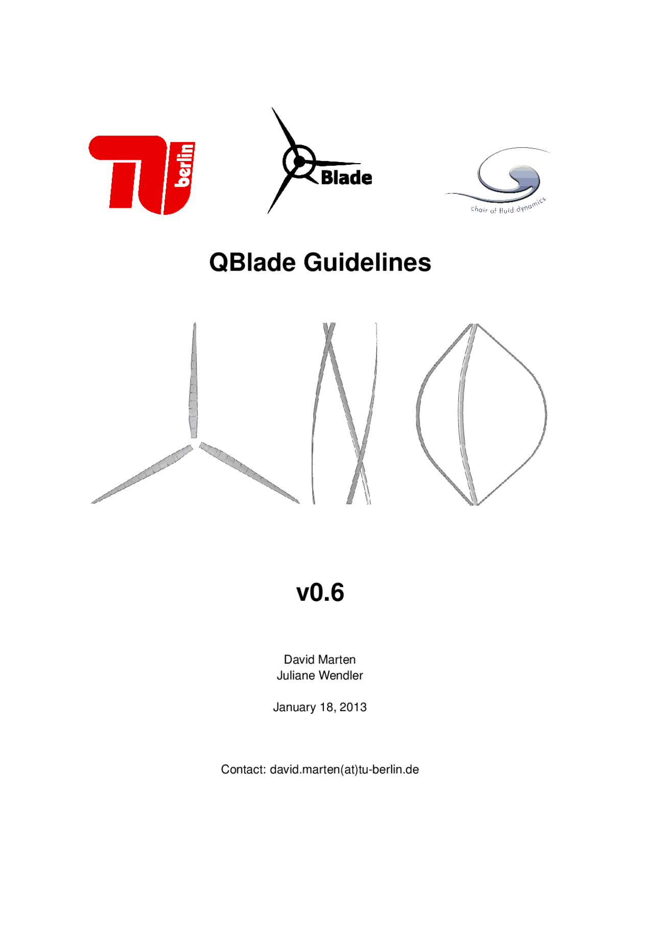 Qblade Win V0 8 Qblade Guidelines V06 Software Turbinas Eólicas