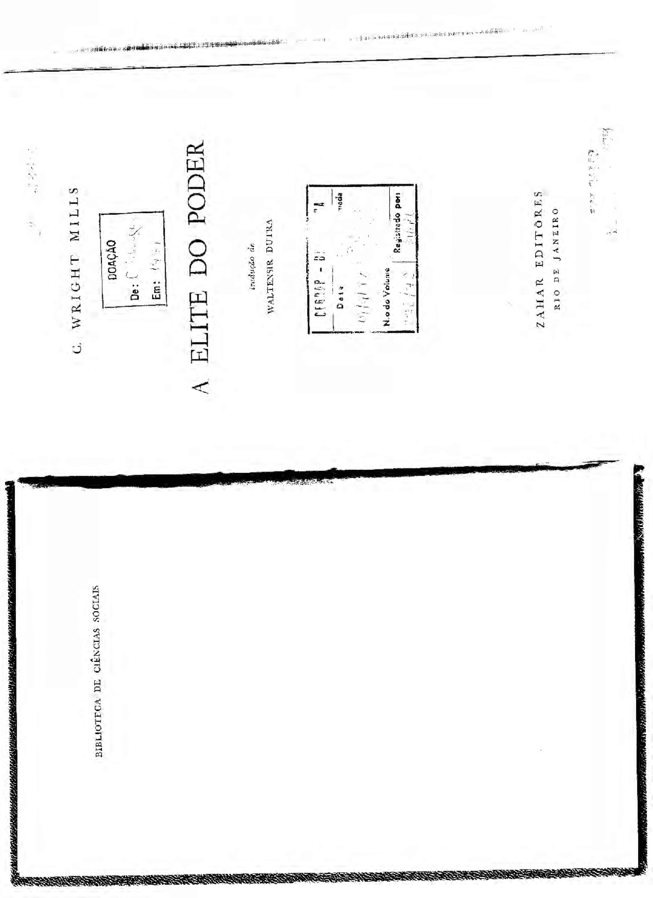 Wright mills - elite do poder - wright mills - elite do poder - Docsity