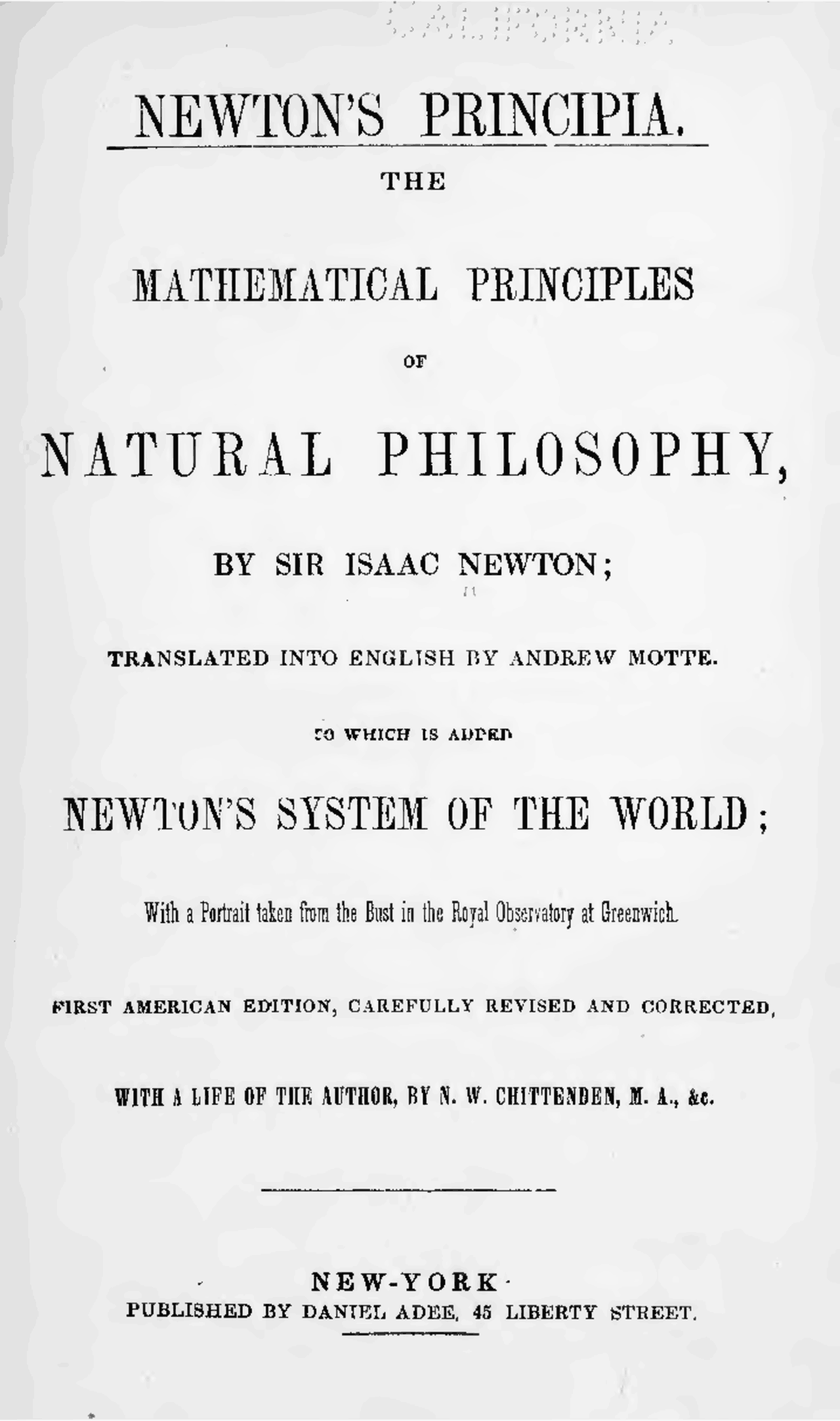 Isaac - Newton - Principia - English - Livro Principia de Newton, em ...