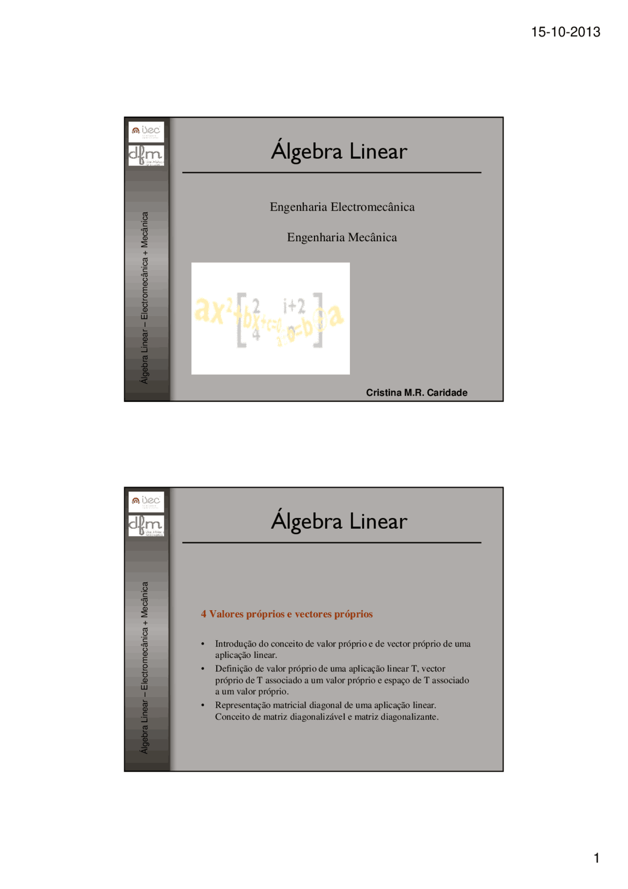 Algebra- Capitulo 4 - Algebra- Capitulo 4 - Docsity