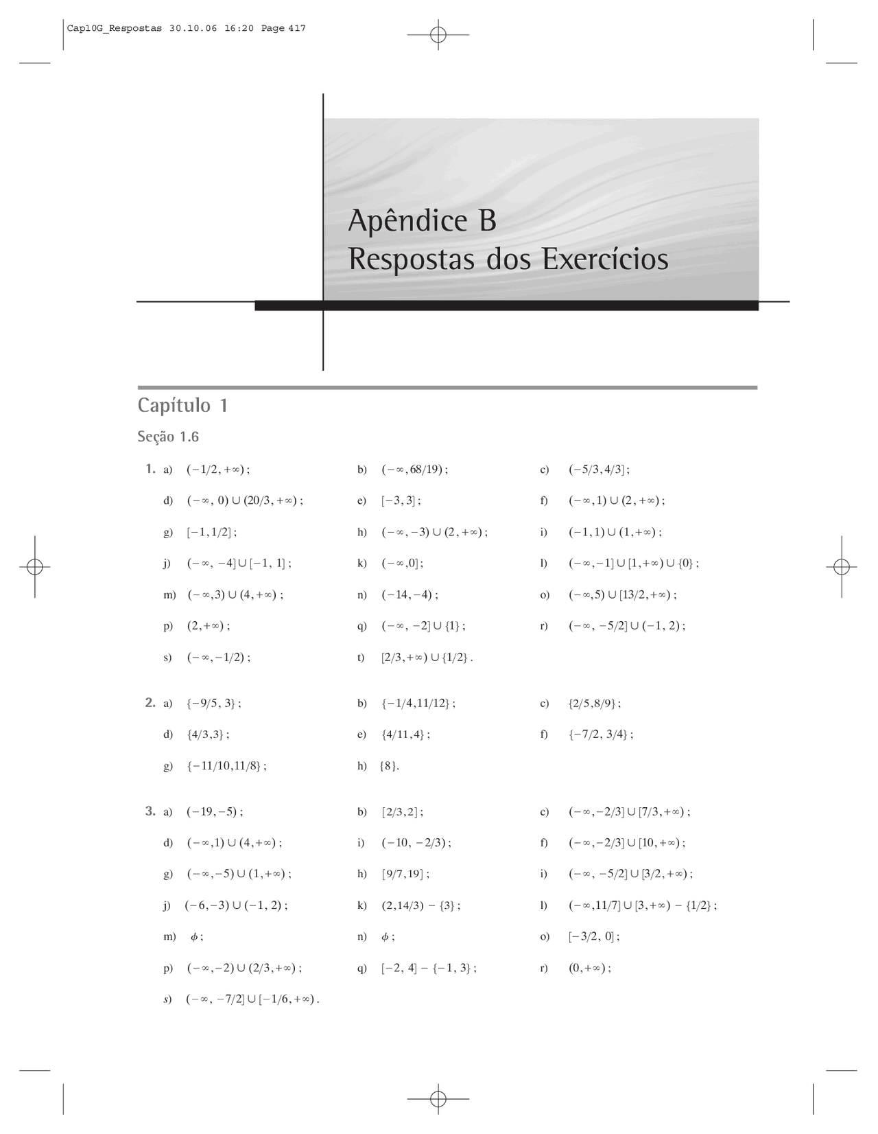 Cálculo A - Respostas dos Exercícios - D. M. F. e M. B. G - Cálculo A ...