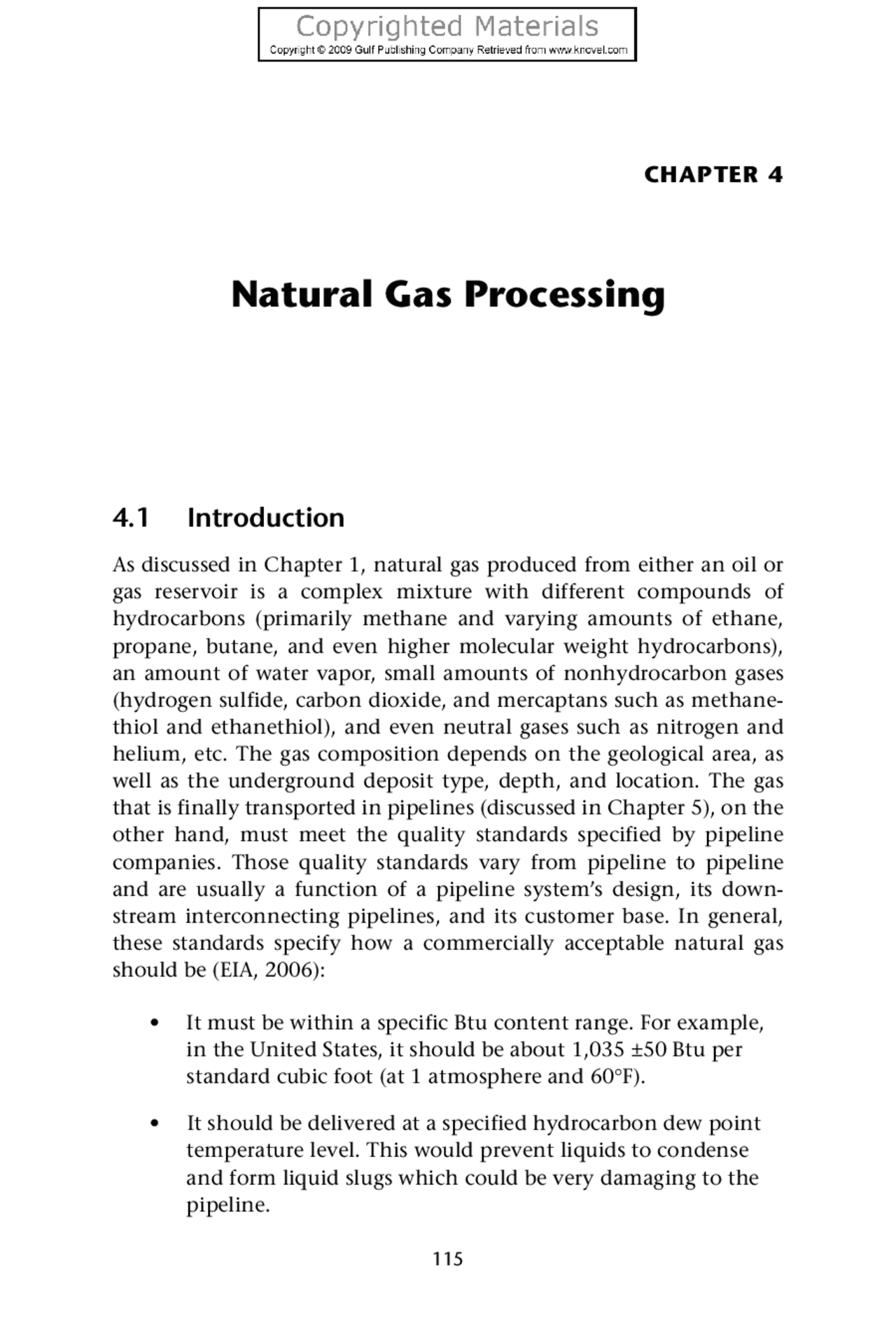Advanced Natural Gas Engineering - 62388 04 - engenharia química - Docsity