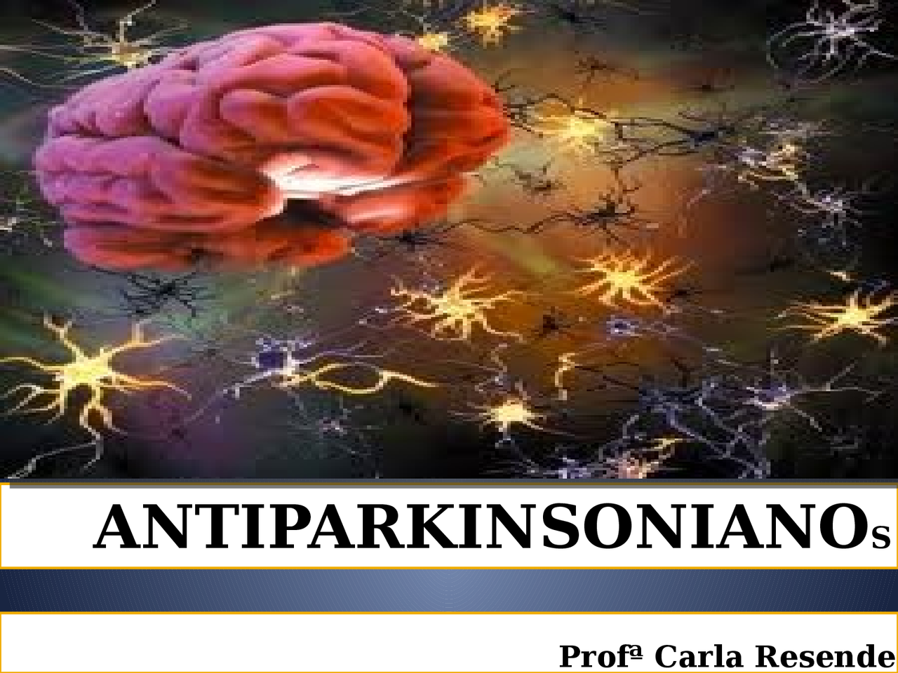 Antiparkinsonianos AÇÃo Dos Antiparkinsonianos Docsity