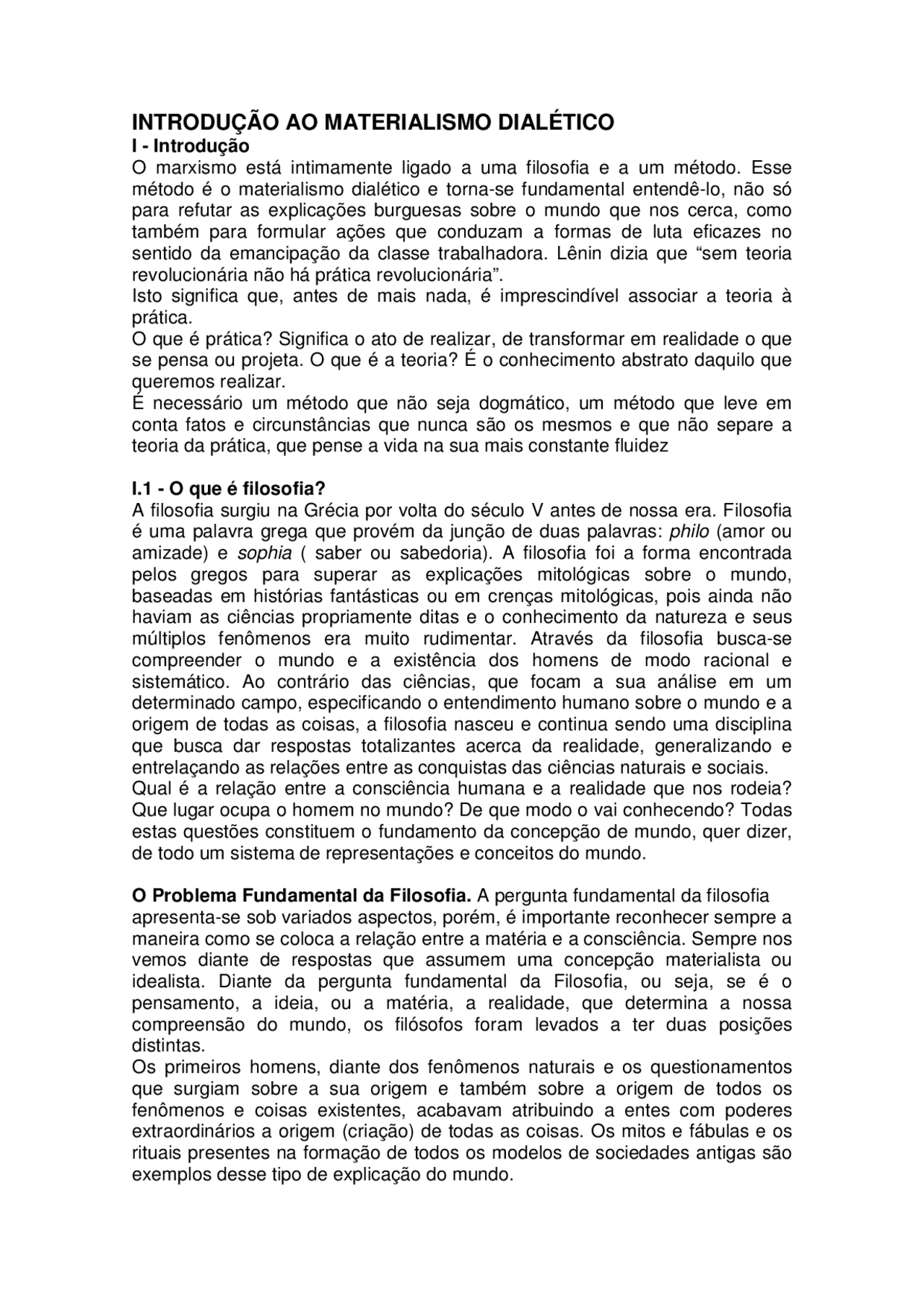 Introdução Do Materialismo Dialético Adobe Acrobat Document 101kb
