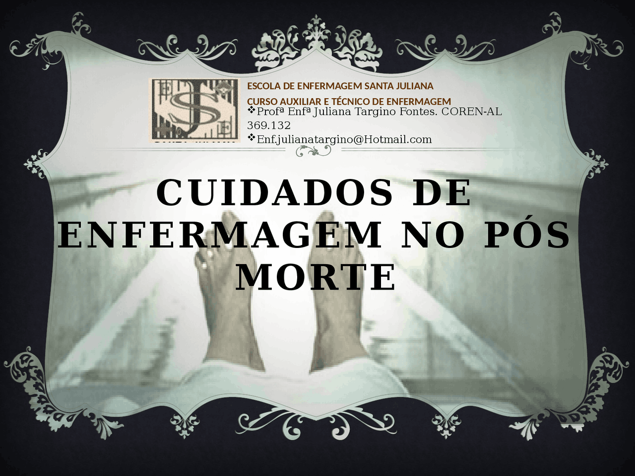 Cuidados pós morte - Cuidados pós-morte-enfermagem - Docsity
