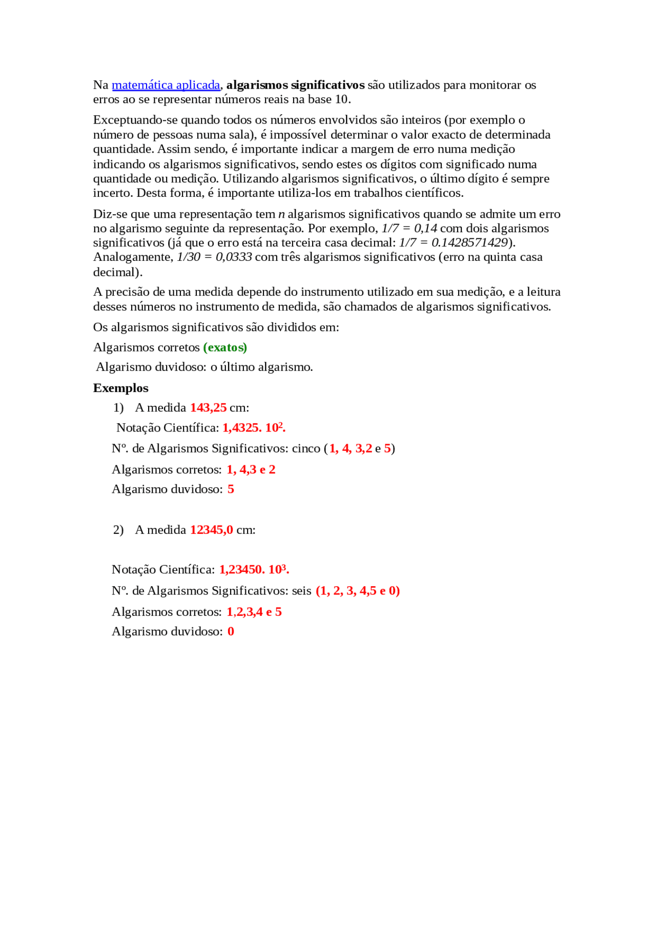 Na Matemática Aplicada Trabalho2 Analise Numerica Docsity