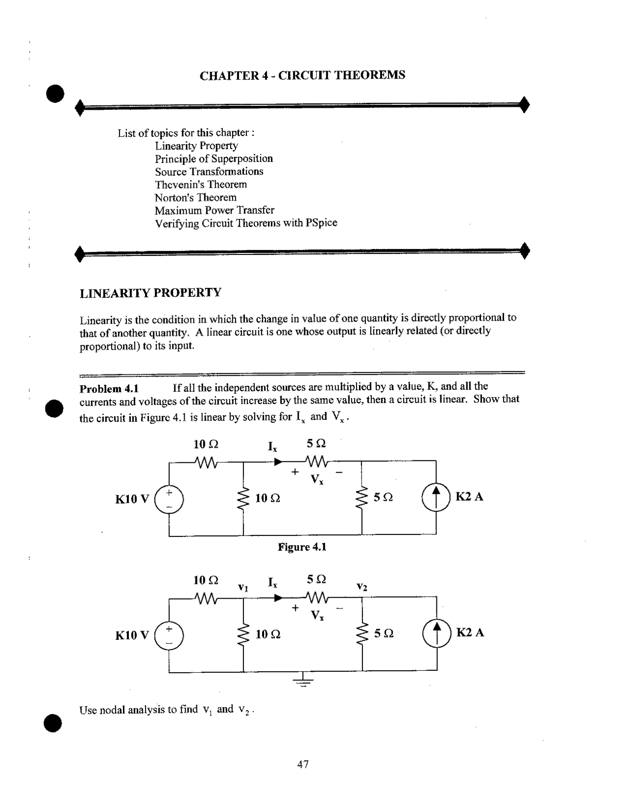 Sadiku 5ª Edição Cirs Eletricos E Extras Chapter 4 Circuit
