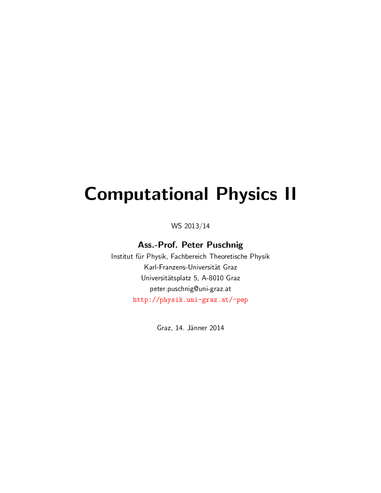 Física Computacional Física Computacional Docsity