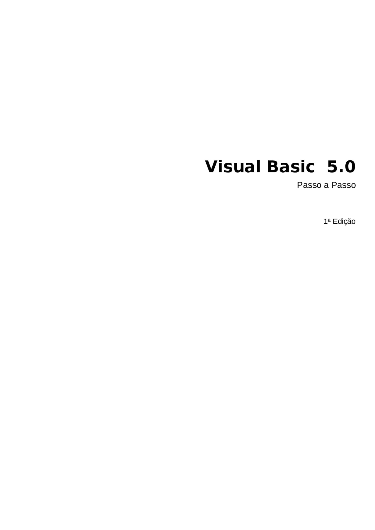 Livro De Visual Basic 50 Passo A Passo Da Linguagem Visual Basic