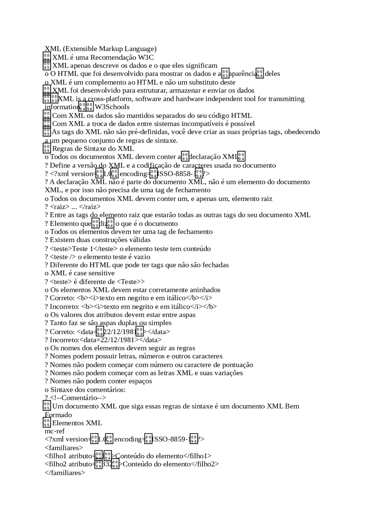 Apostila de XML - Apostila básica de XML (Extensible Markup Language ...