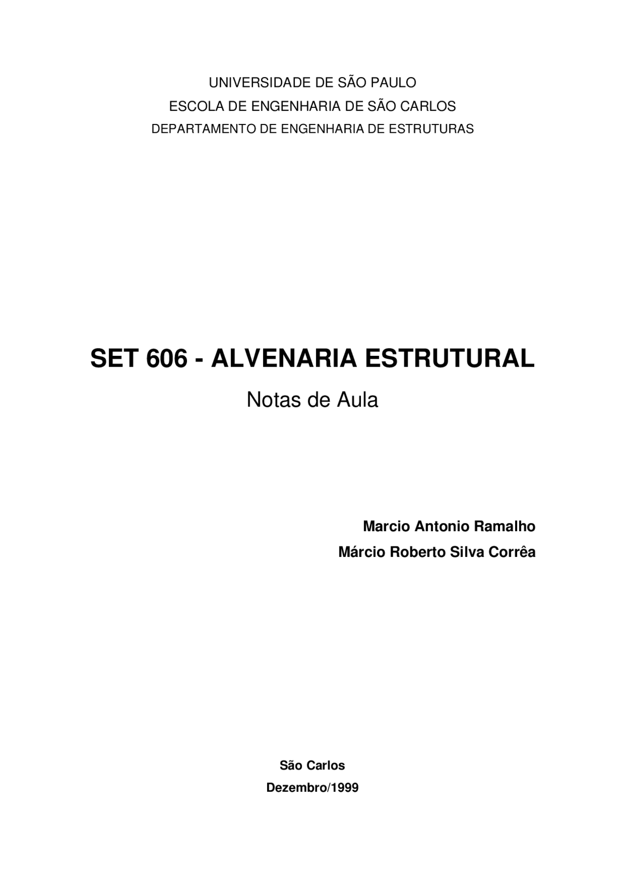 Alvenaria Alvenaria Estrutural Docsity