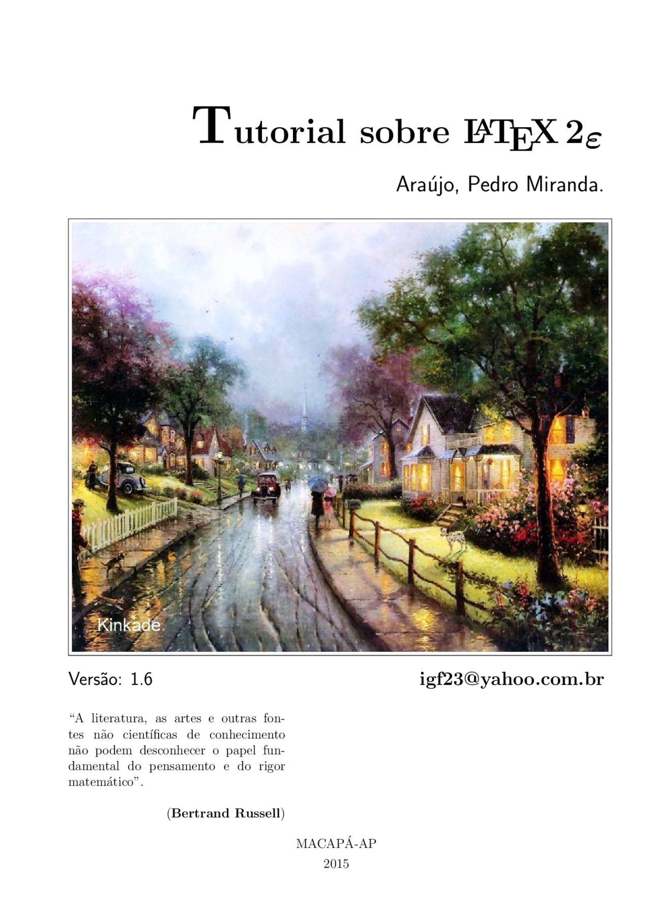 Tutorial sobre Latex2e - Tutorial básico sobre Latex2e. - Docsity