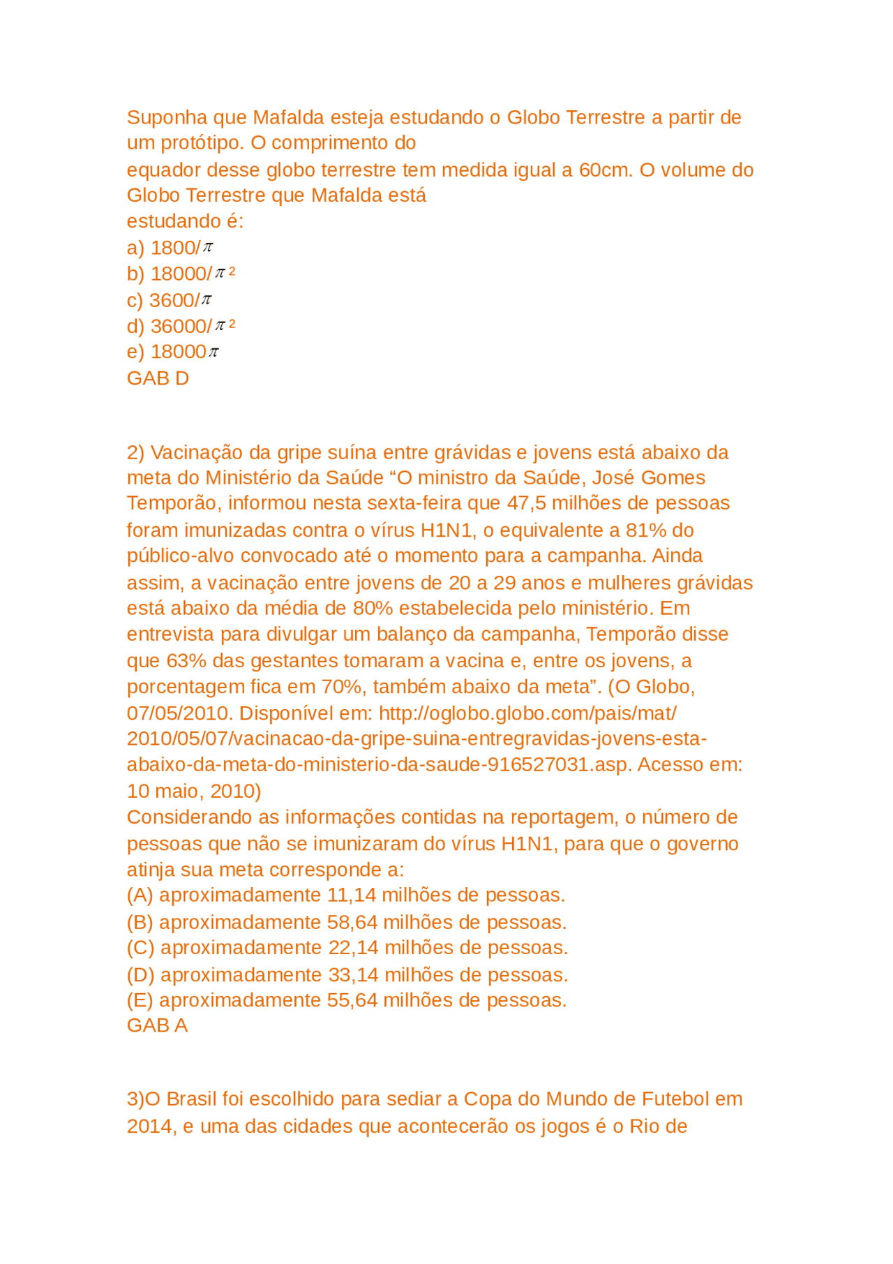 Módulo De Mat Matemática Ensino Médio Docsity