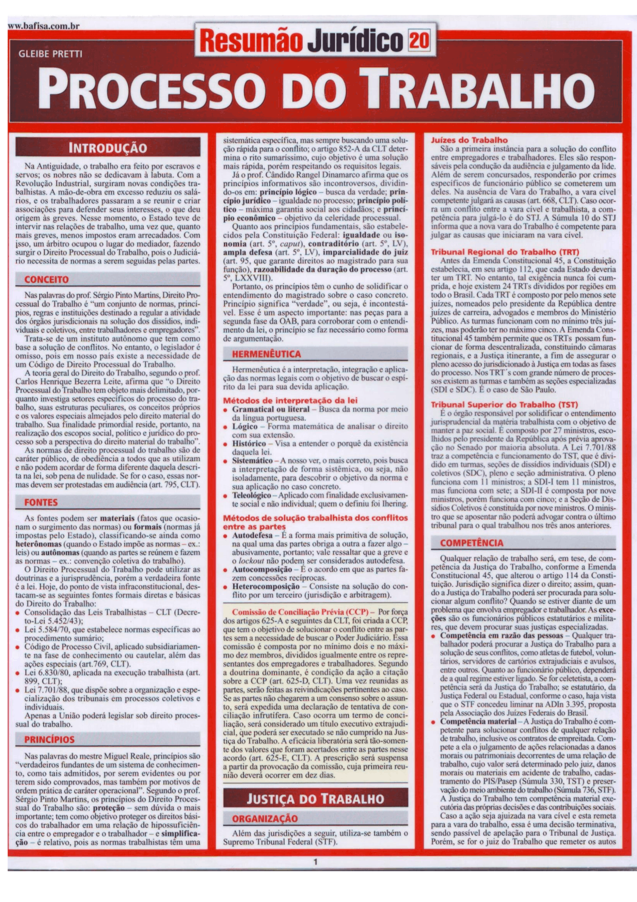Direito Do Trabalho Resumao Pdf Direito Do Trabalho Docsity