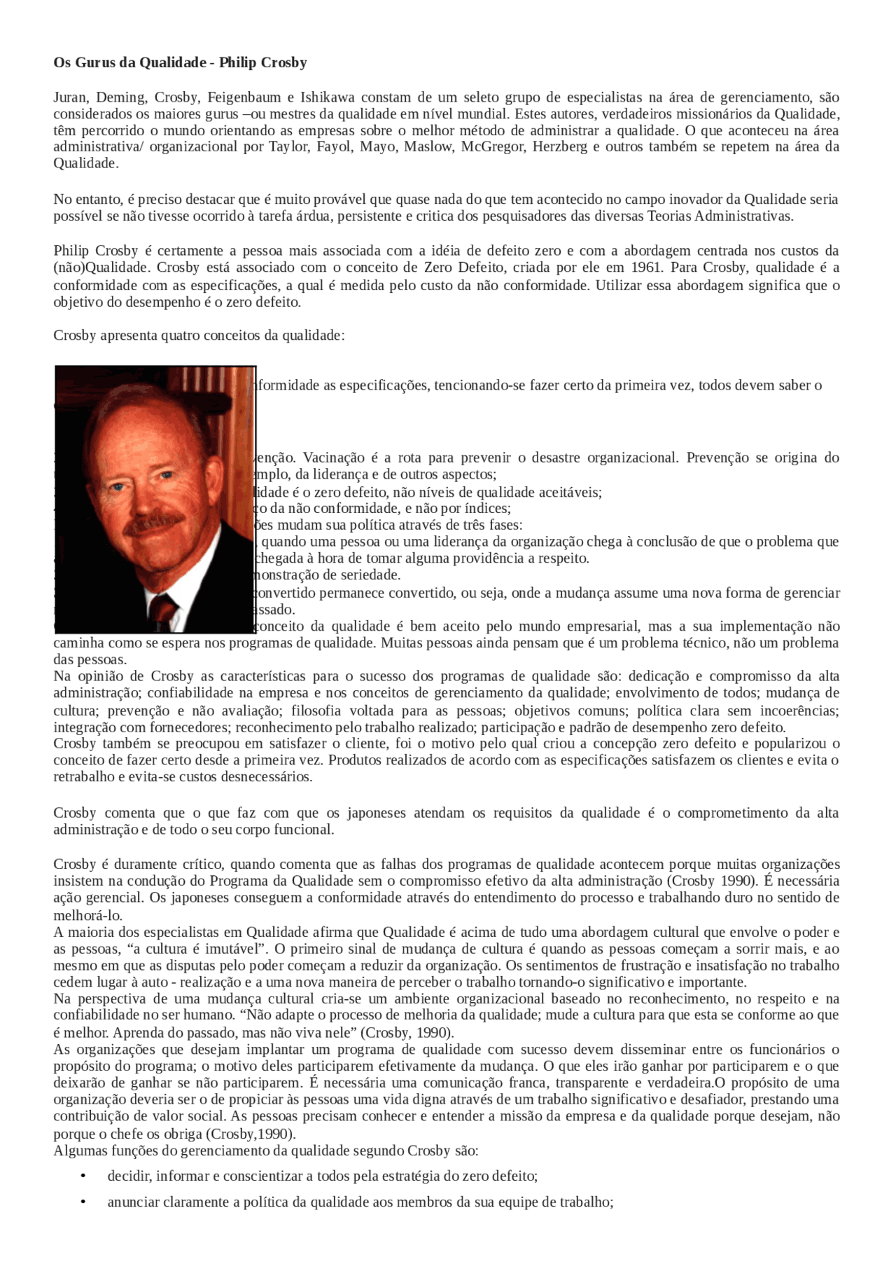 Conceitos Da Qualidade Gestão Da Qualidade Docsity