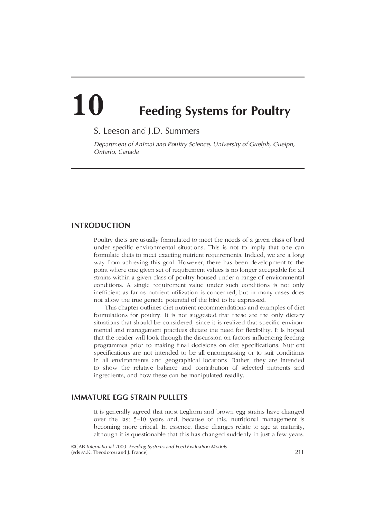 Feeding Systems and Feed Evaluation Models - capitulo 10 - Sistema de ...