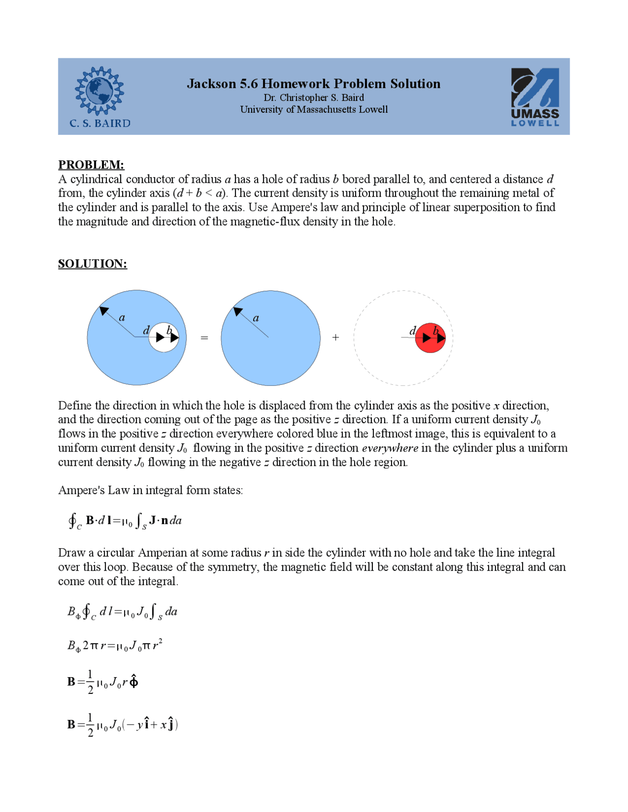 Jackson solutions - jackson 5 6 homework solution - Solução do jackson ...