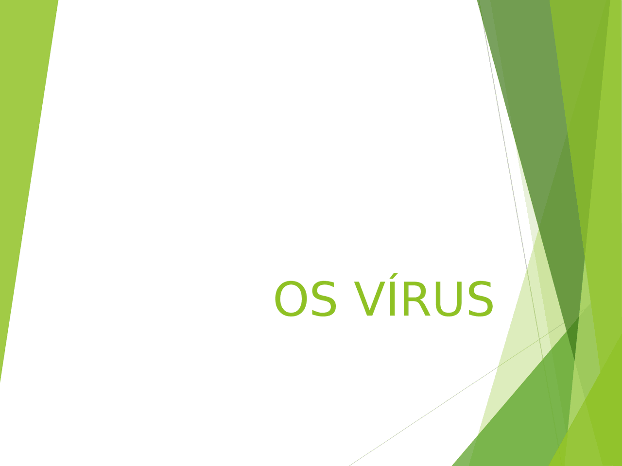 13 Os Vírus Virus Virus Docsity