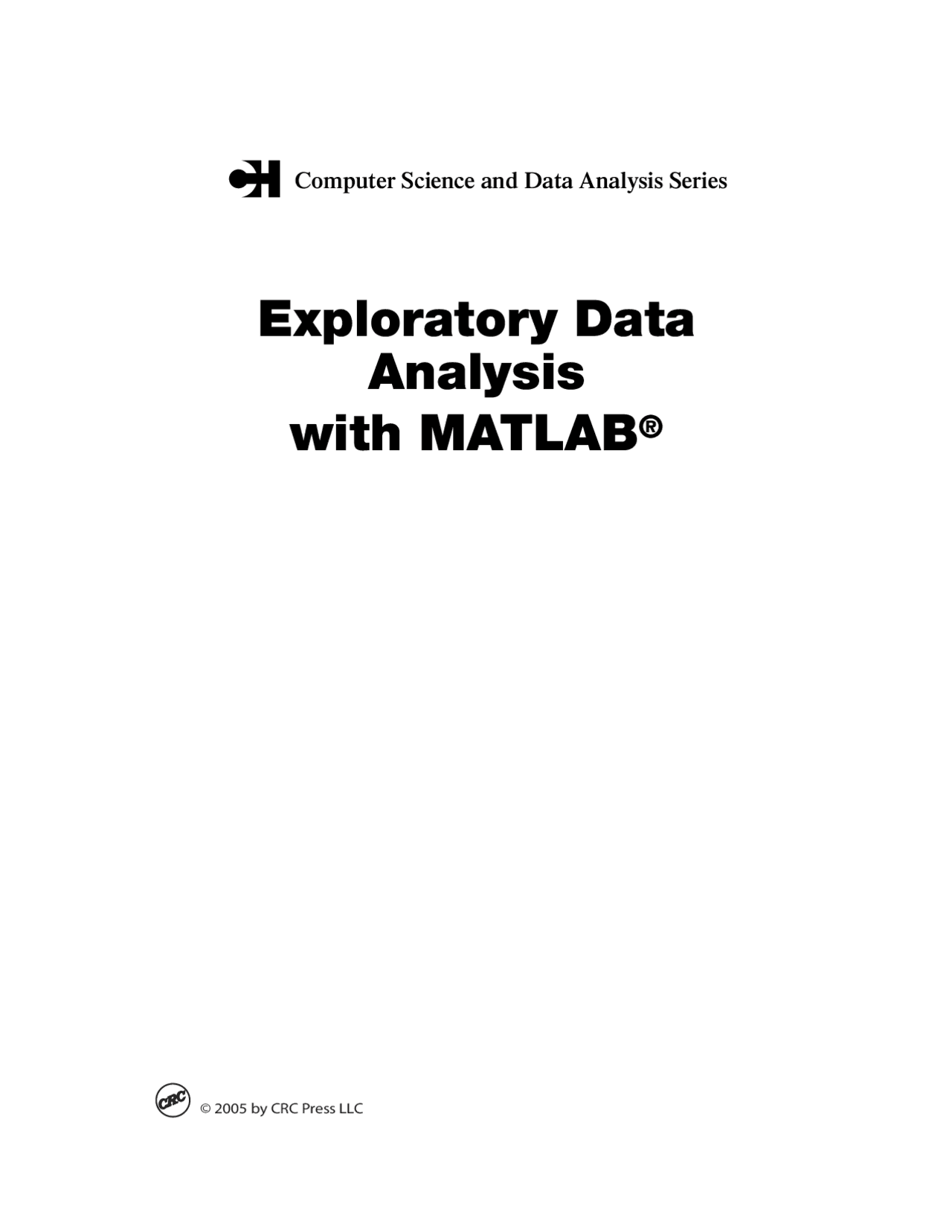 Exploratory Data Analysis With Matlab Martinez And Martinez