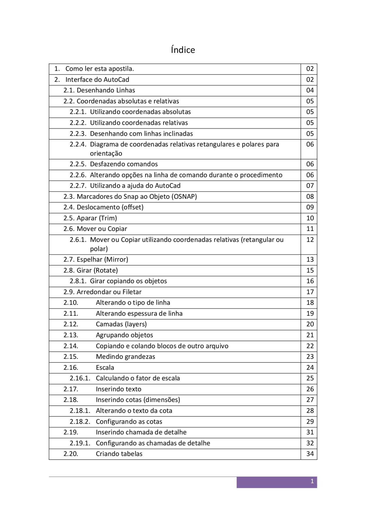 Apostila Auto Cad Basico Tunala Apostila De Autocad BÁsico Docsity