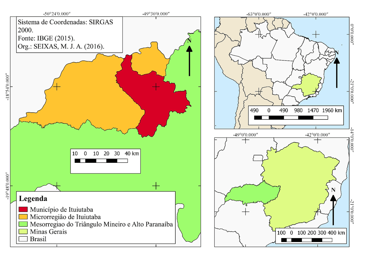 Mapa Ituiutaba Minas Gerais - FDPLEARN