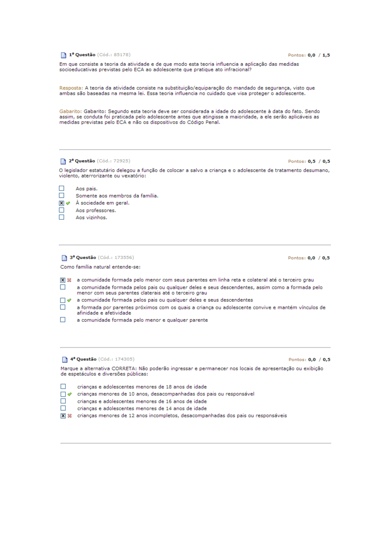 Eca av2 (1) - prova eca av2 estacio - Docsity