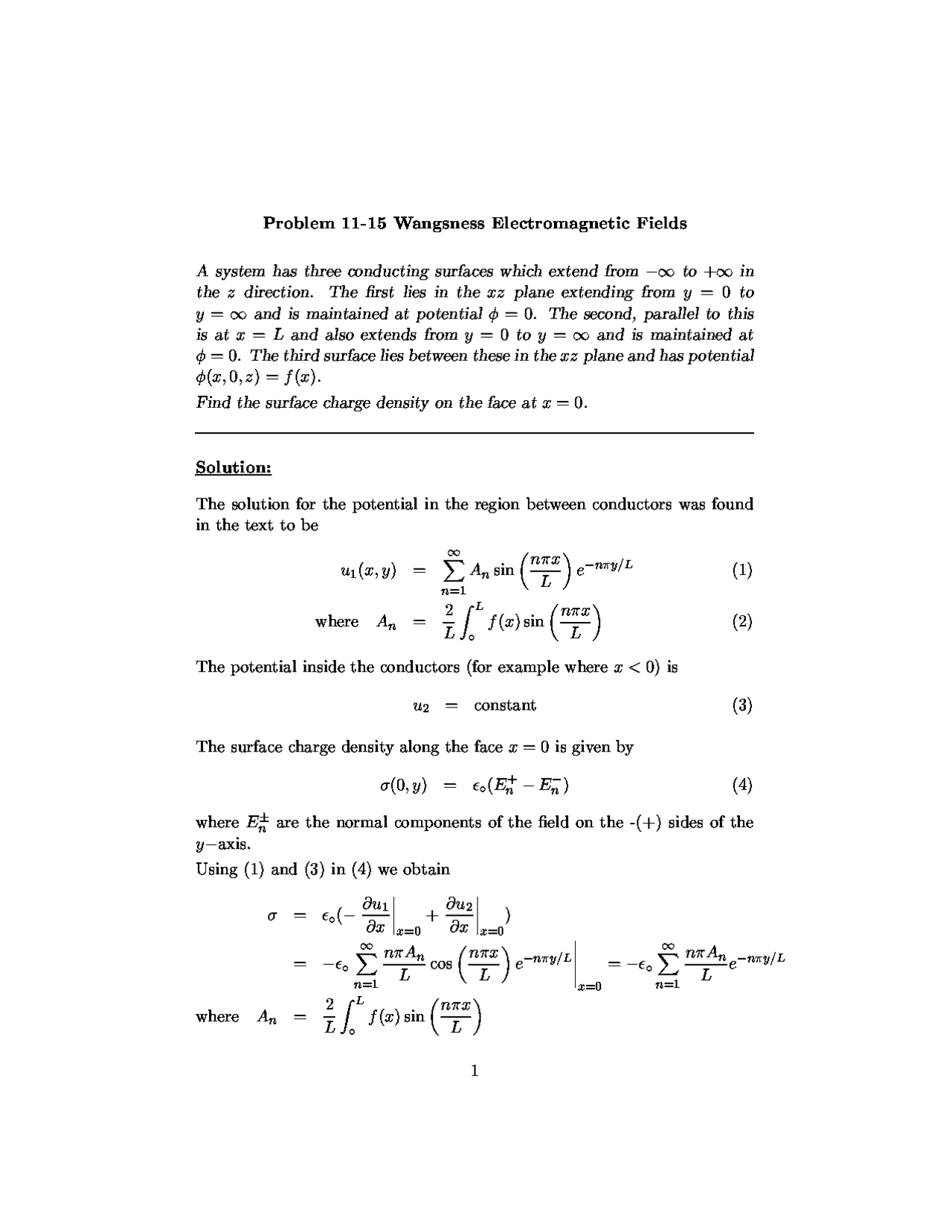 Wangsness electromagnetic fields solutions (Alguns exercícios) - BM2 - ch - 11-12 - pdf ...