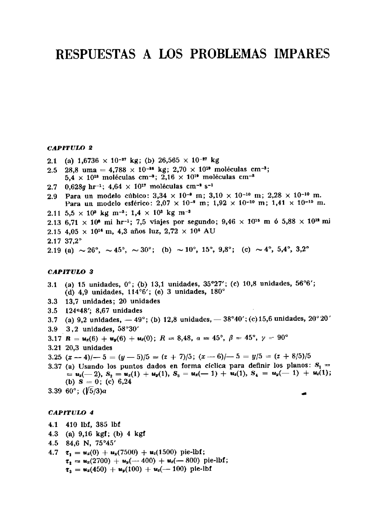Soluciones problemas impares - soluciones problemas impares - Docsity
