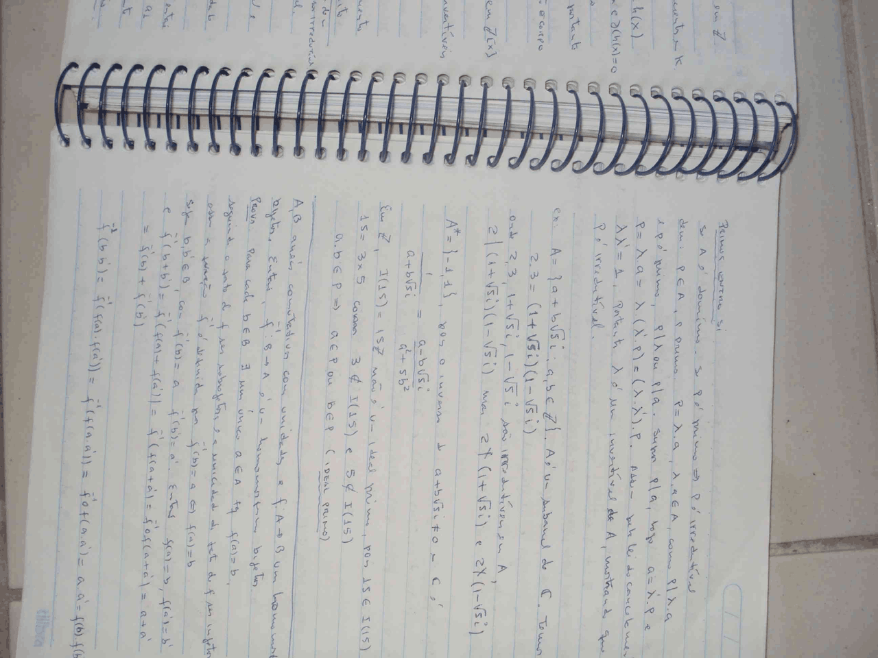 Álgebra Parte1 Pg8 Resumos E ExercÍcios Resolvidos Docsity