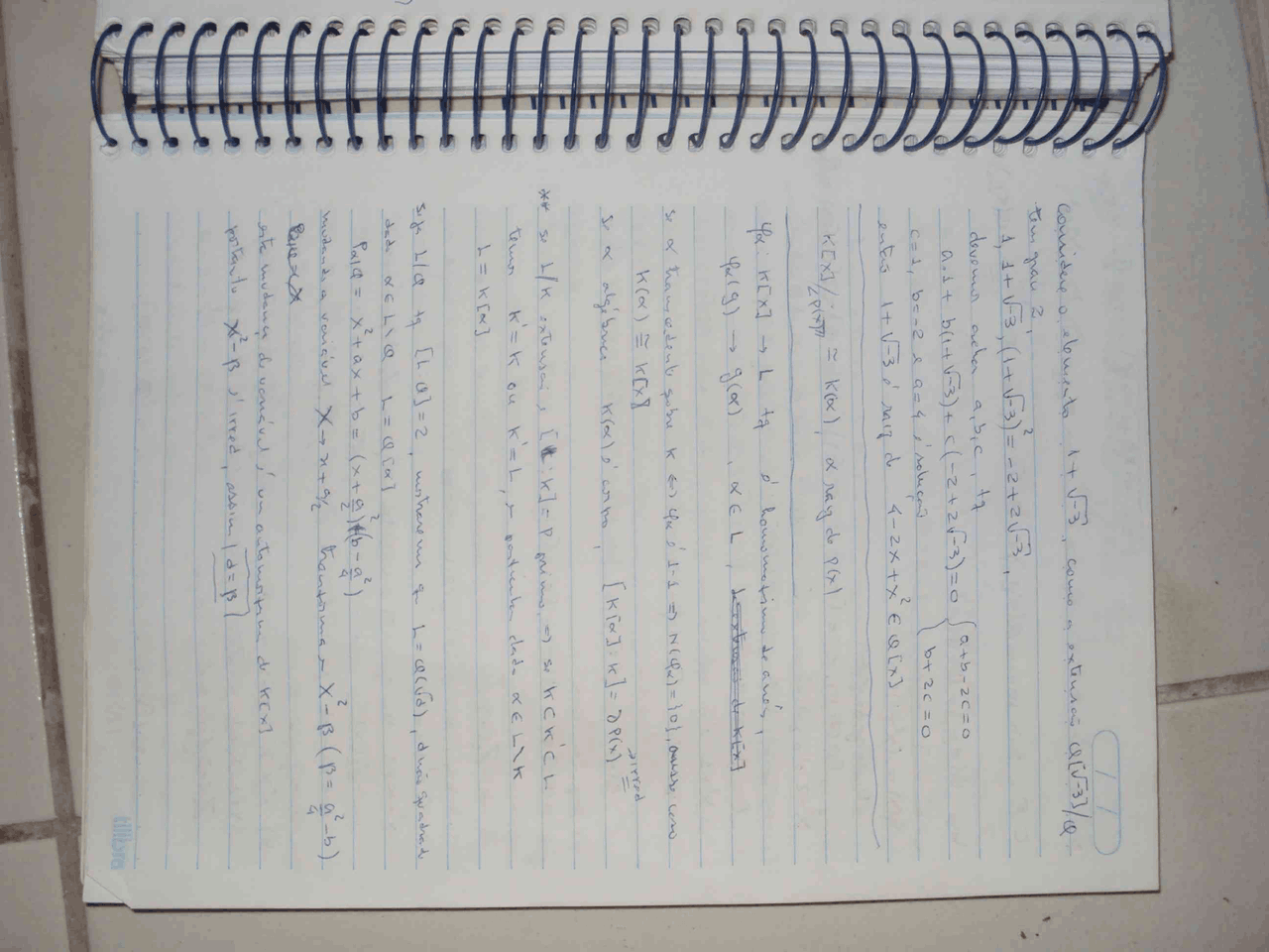 Álgebra Parte1 Pg20 Resumos E ExercÍcios Resolvidos Docsity