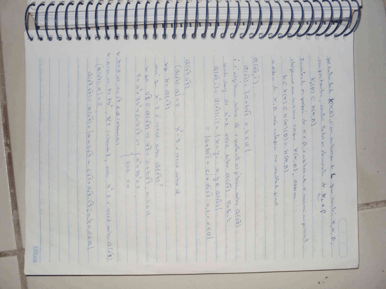 Álgebra Parte1 Pg14 Resumos E ExercÍcios Resolvidos Docsity