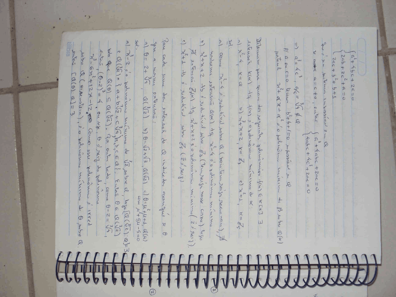 Álgebra Parte2 Pg42 Resumos E ExercÍcios Resolvidos Docsity