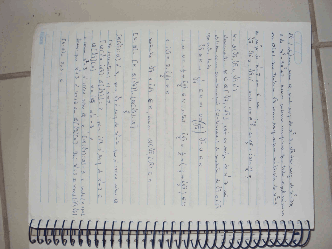 Álgebra Parte2 Pg50 Resumos E ExercÍcios Resolvidos Docsity