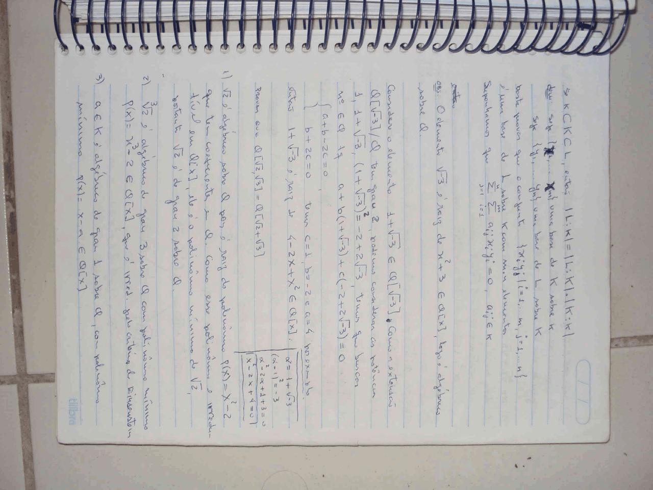 Álgebra Parte1 Pg27 Resumos E ExercÍcios Resolvidos Docsity