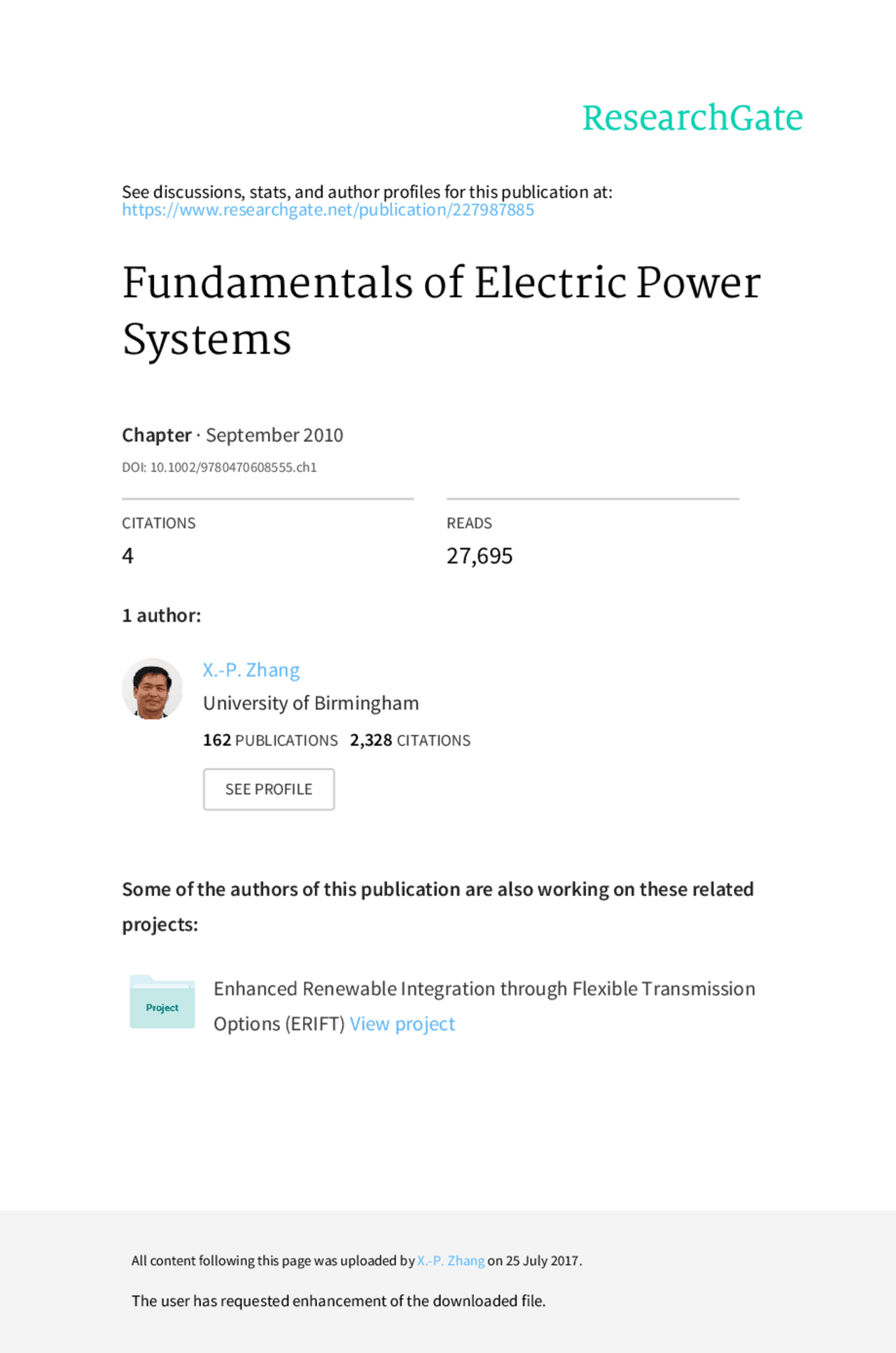 Fundamentals of Electric Power Systems - Fundamentals of Electric Power ...