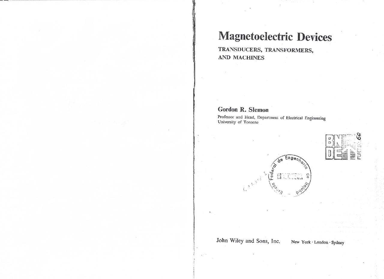 Magnetoelectric Devices SLEMON - Magnetoelectric Devices - Docsity