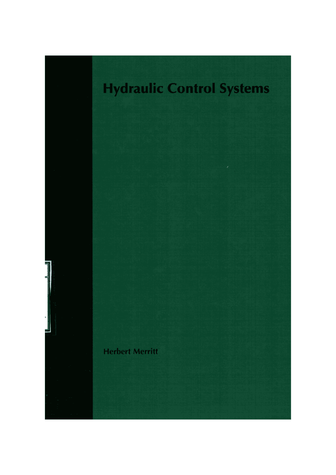 Hydraulic Control Systems, Merritt - Sistemas de controle hidráulicos ...