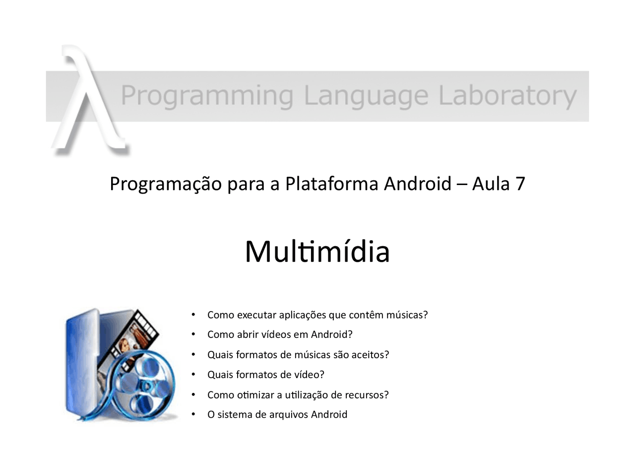 Class7 Programação Android Docsity
