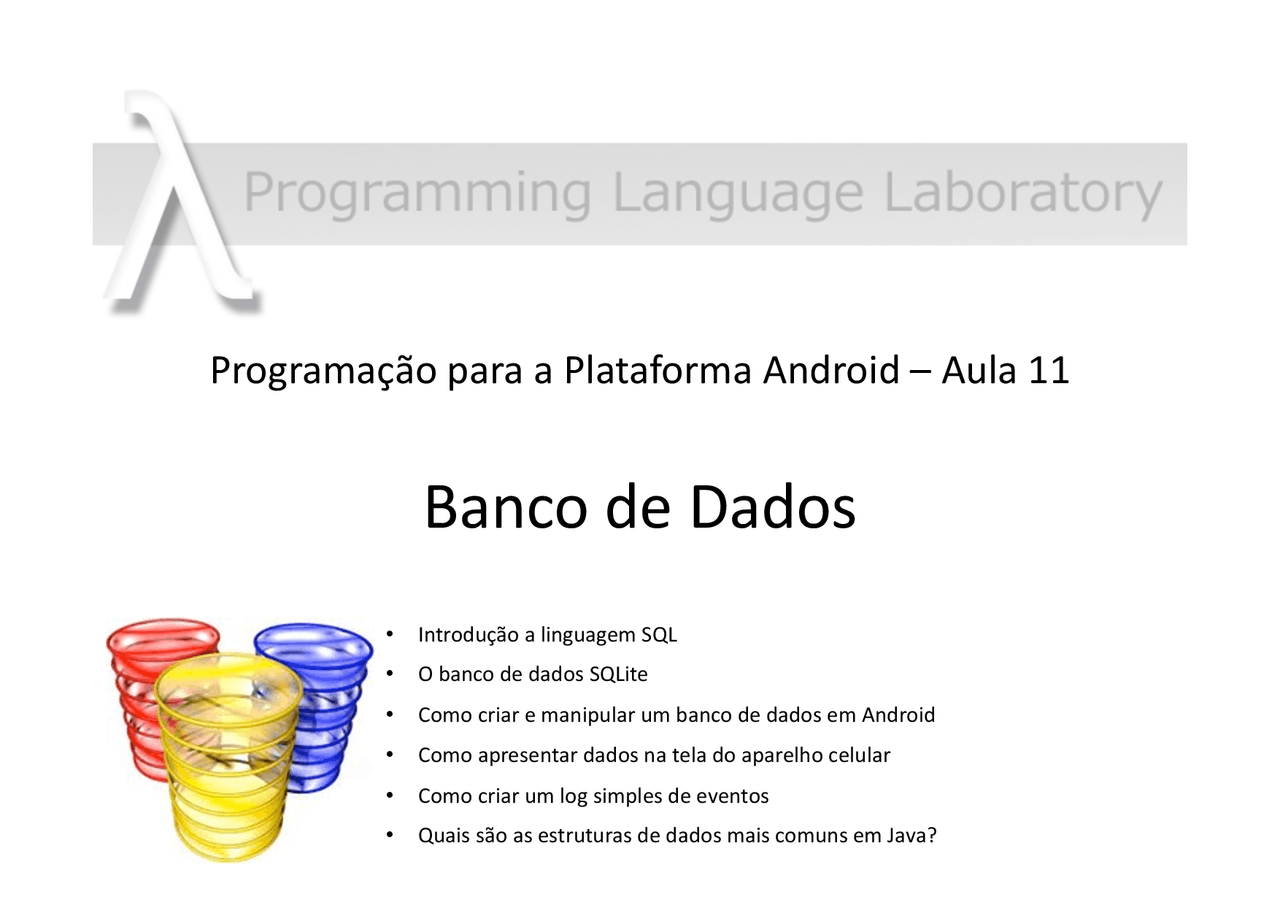 Class11 Programação Android Docsity