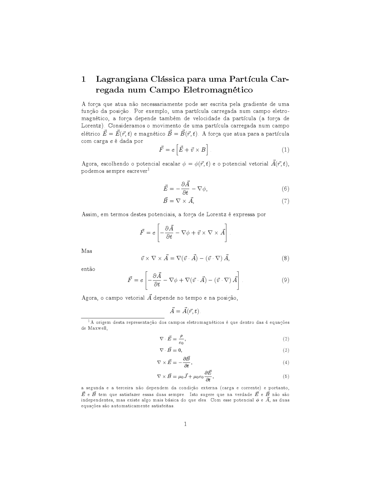 Particula Carregada Classica Física De Partículas Elementares Docsity