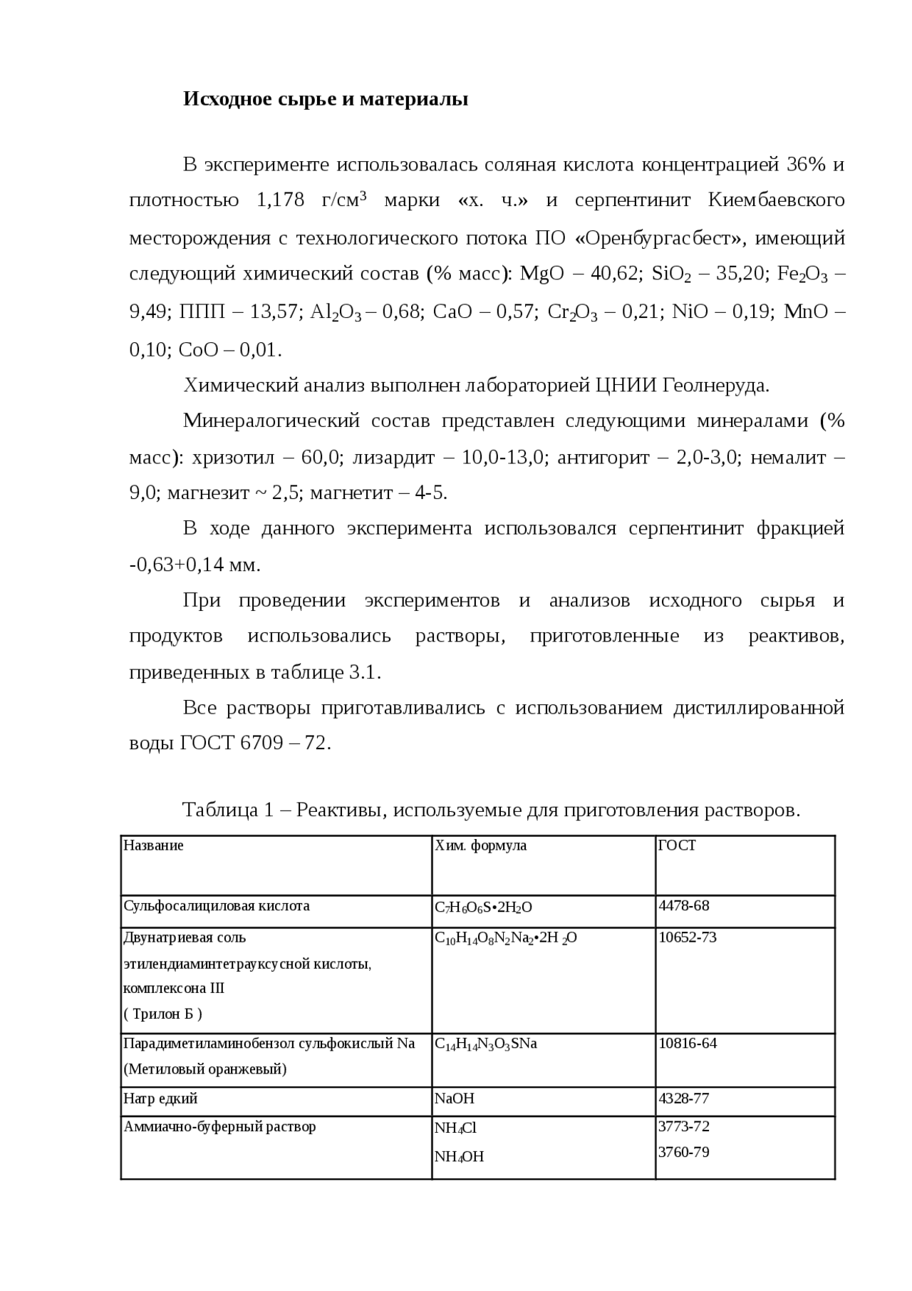 Методы анализа растворов и солей лабораторная 2010 по химии Docsity