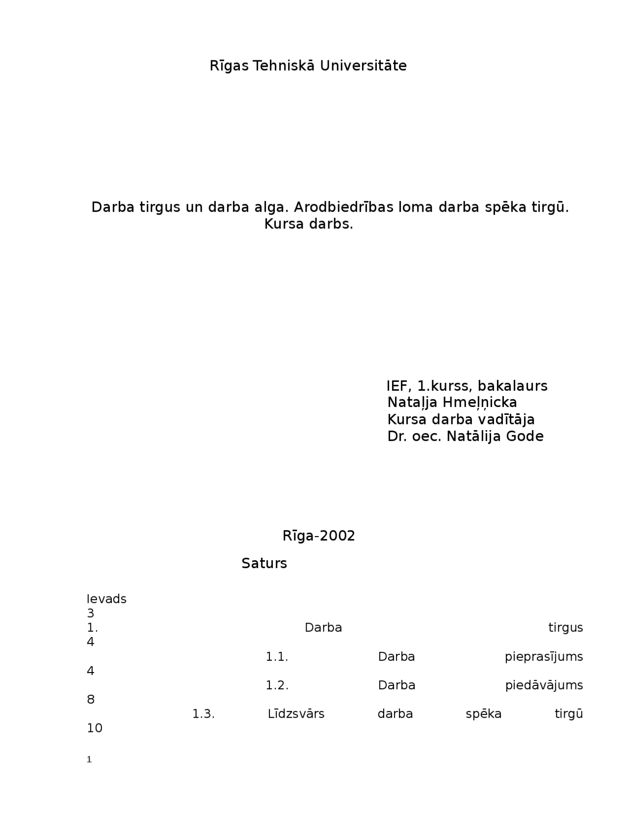 Darba Tirgus Un Darba Alga Arodbiedribas Loma Darba Speka Tirgu