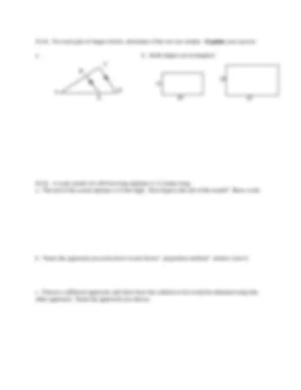 Practice Exam 3 - Elements of Geometry and Measurements | MATH 213 ...