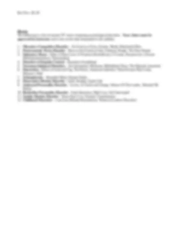 Notes for Exam Review - Abnormal Psychology Case Study Paper | PSYC ...